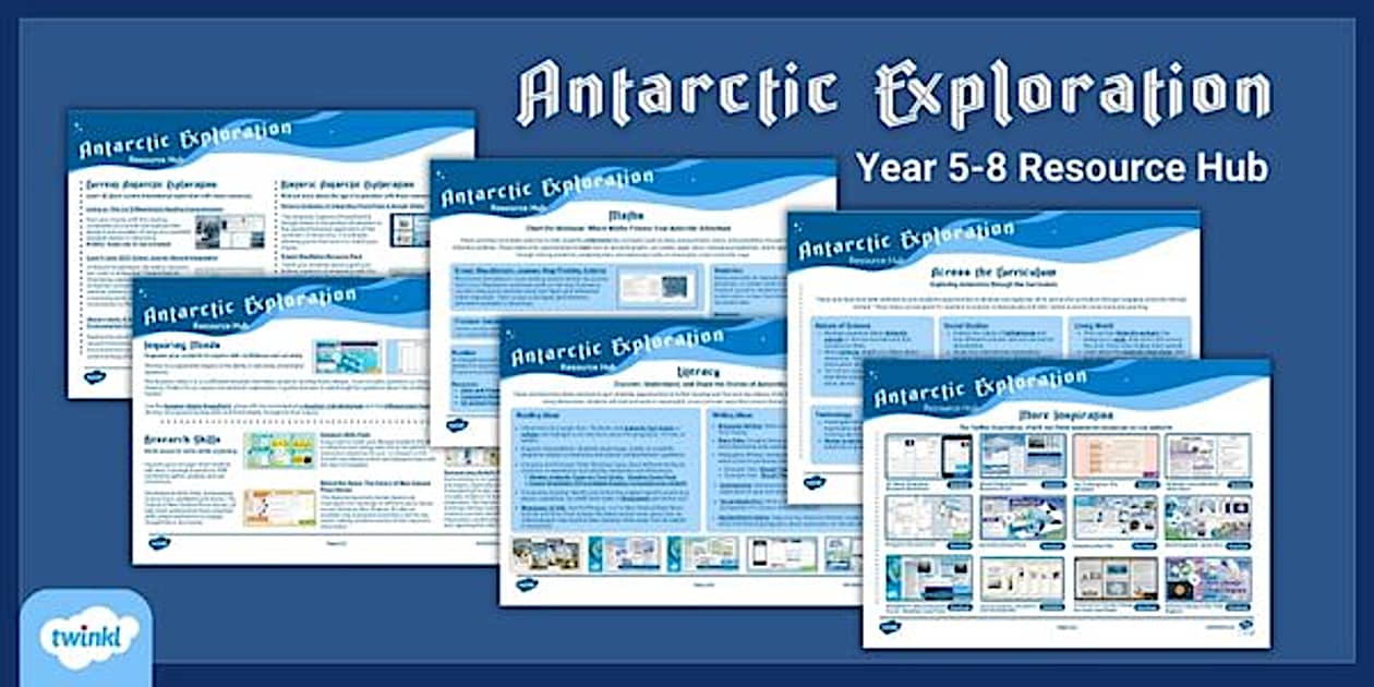 FREE Antarctic Exploration Inquiry Teaching Resources | Year 5-8