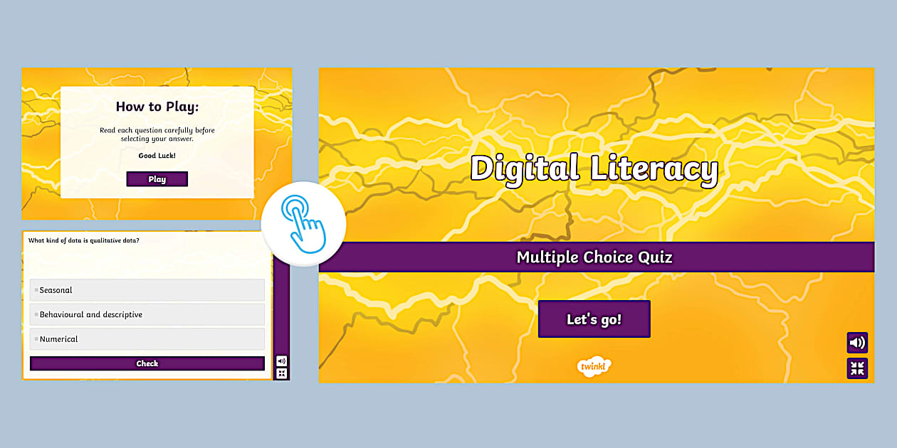 Digital Literacy Quiz (teacher made) - Twinkl