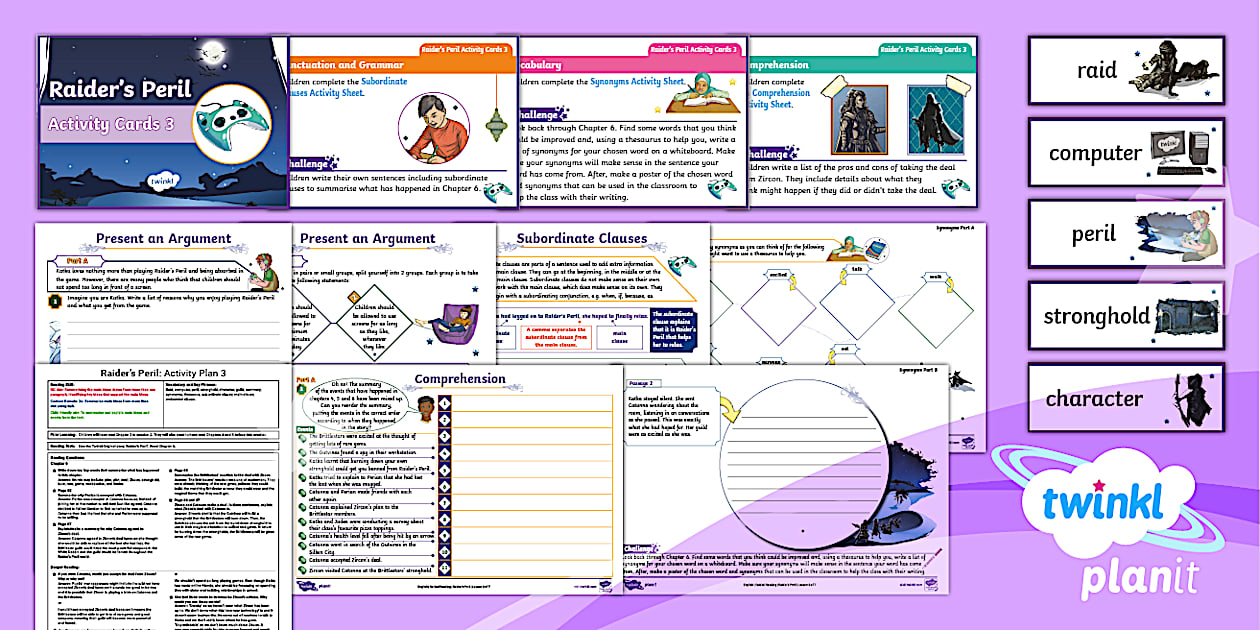Raider's Peril Guided Reading 3 Y5