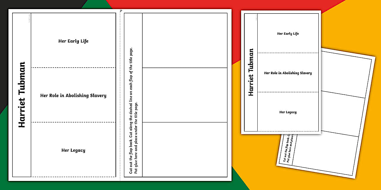 Harriet Tubman Flap Book | Black History Month | Twinkl USA