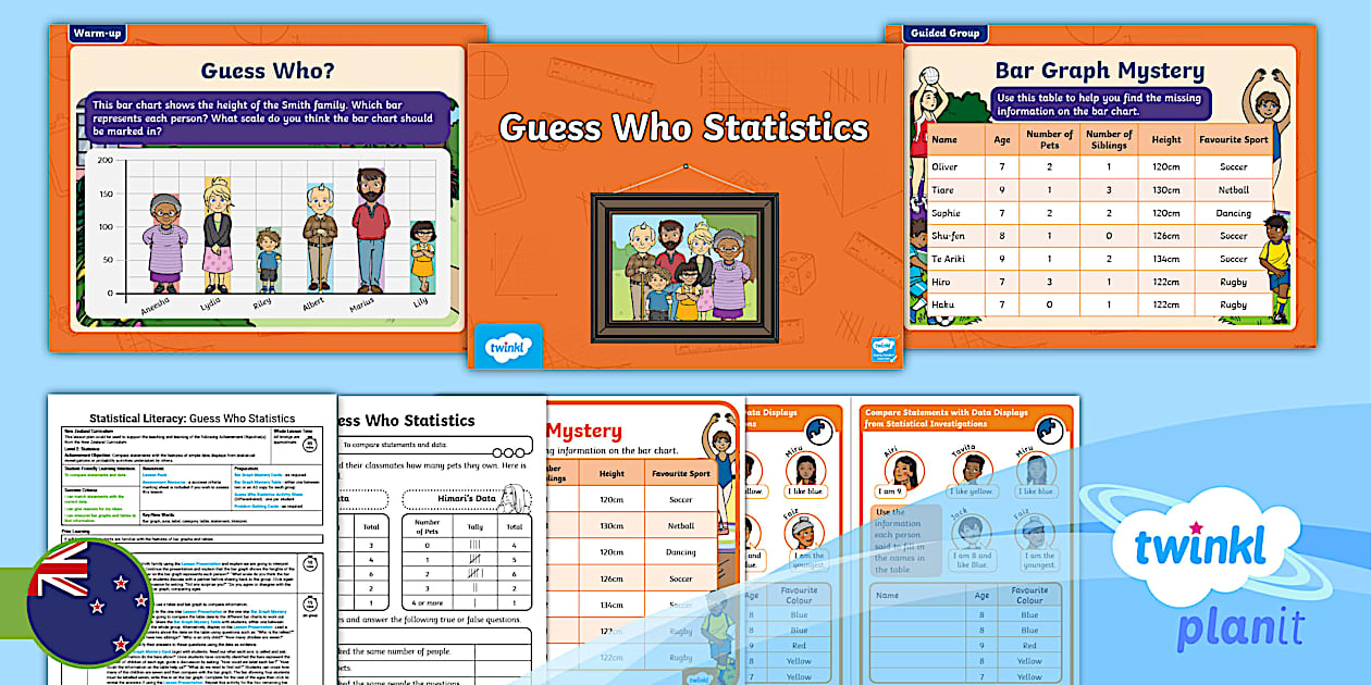 Level 2 Statistical Literacy: Compare Statements with Data Displays from