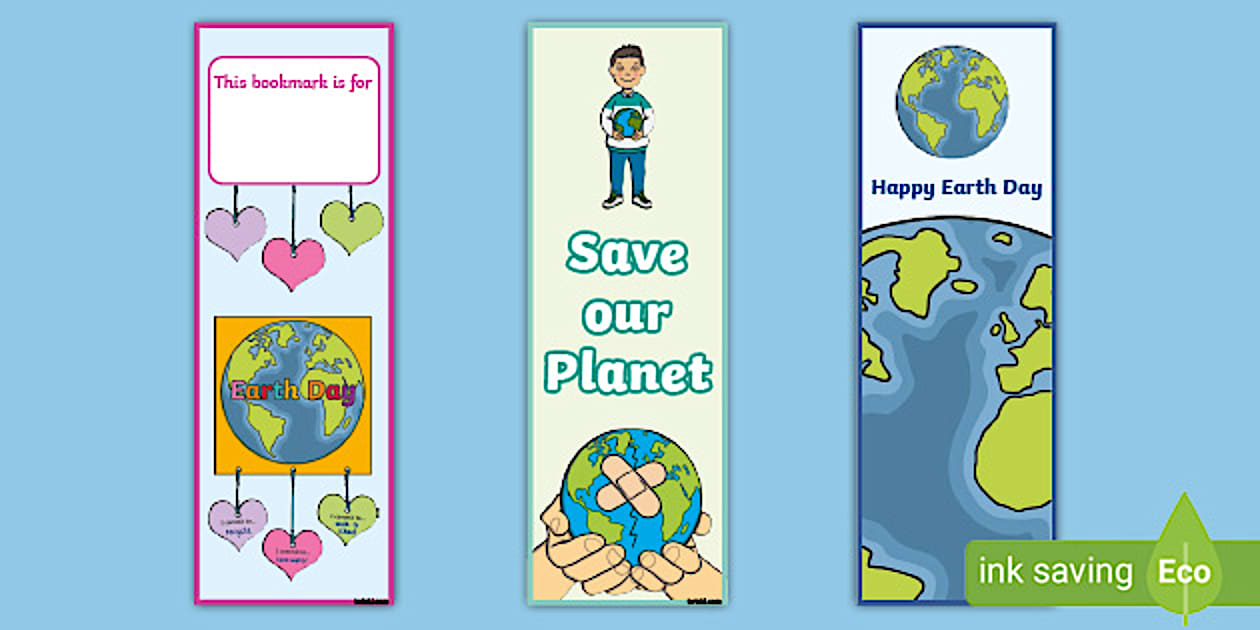 Earth Day Printable Bookmarks | Reading Resources - Twinkl