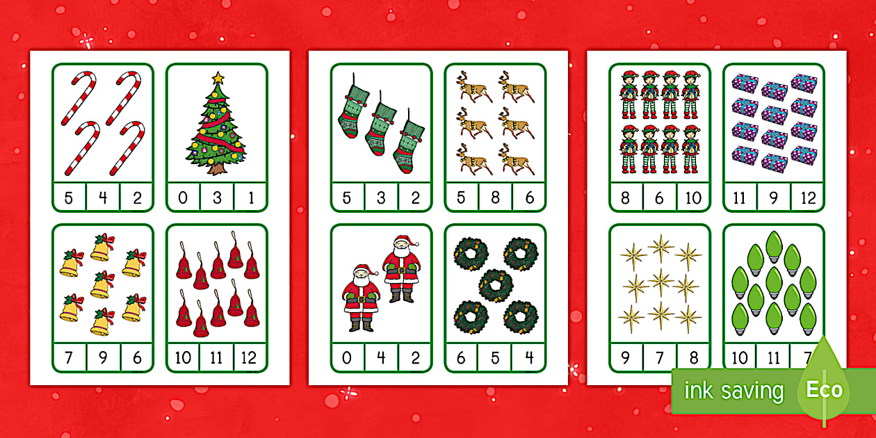 Recurso educativo para contar y reconocer los números con el tema de ...