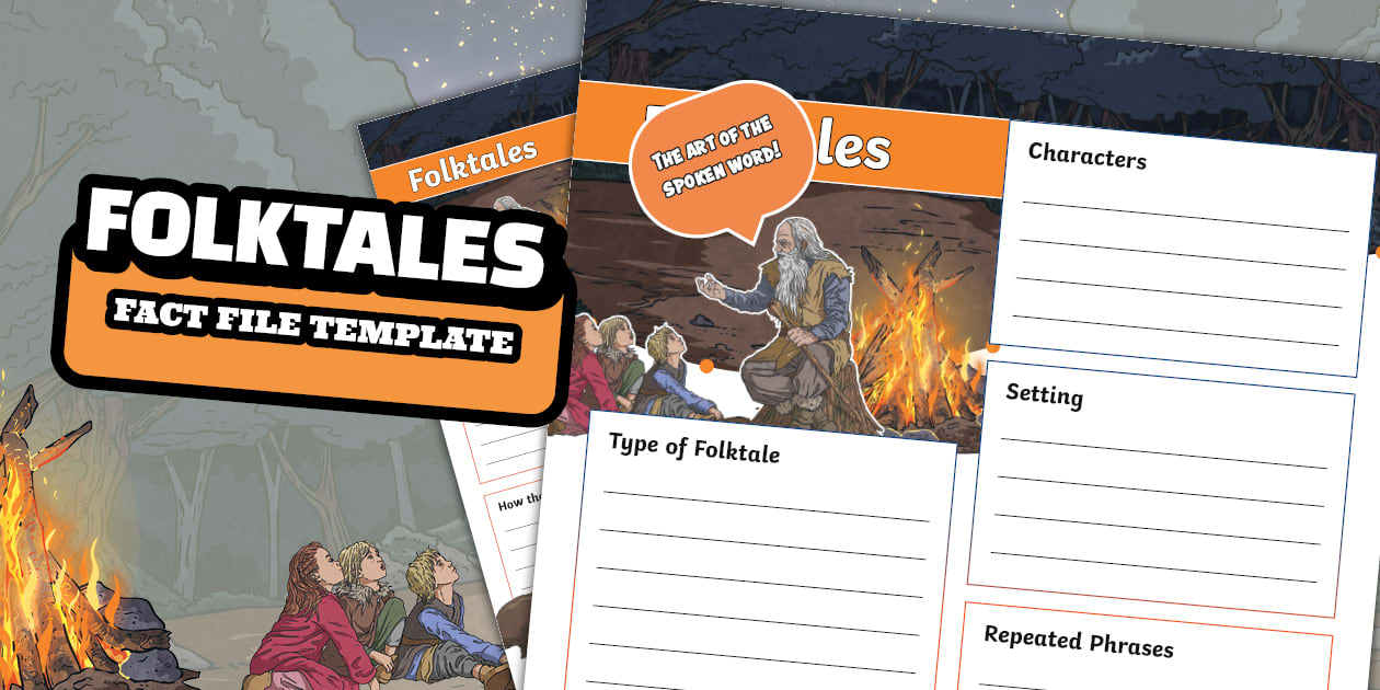 Intermediate Phase Home Language - Folktales - Fact File Template (CAPs