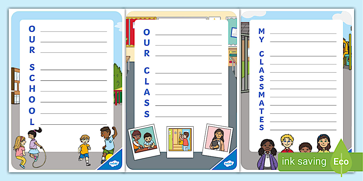 Our School Acrostic Poems (teacher made) - Twinkl