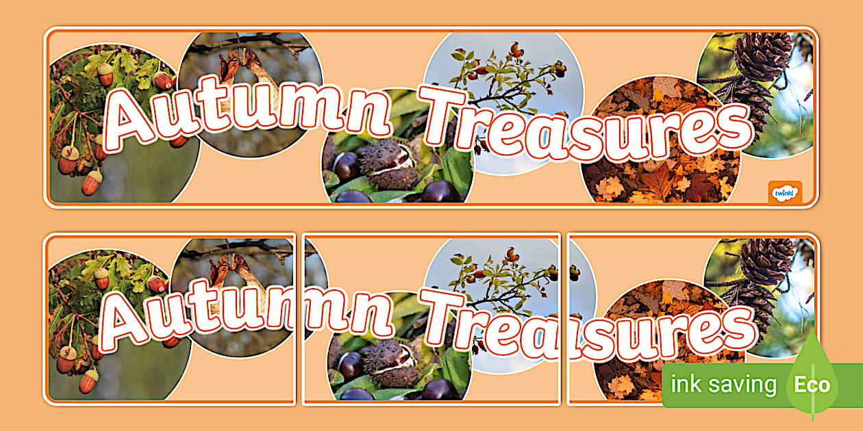 Autumn Treasures Display Banner | Twinkl - Twinkl