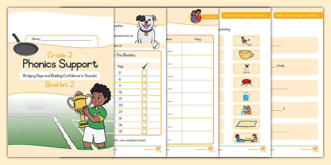 Grade 2 Phonics Support Booklet 2 (Teacher-Made) - Twinkl