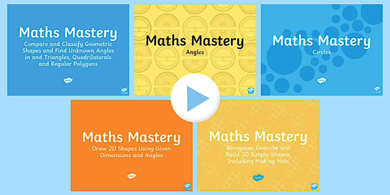 Year 6 Geometry Shape Maths Mastery Resource Pack - Twinkl