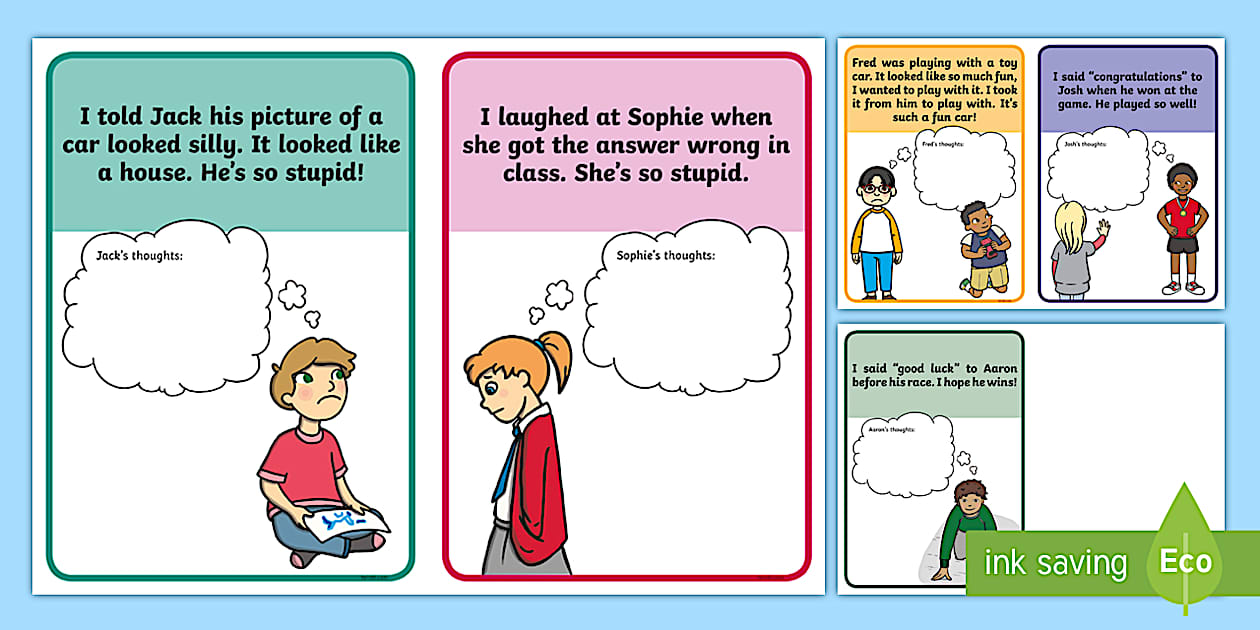 Other’s Feelings & Perspective Taking PDF Worksheets & Twinkl