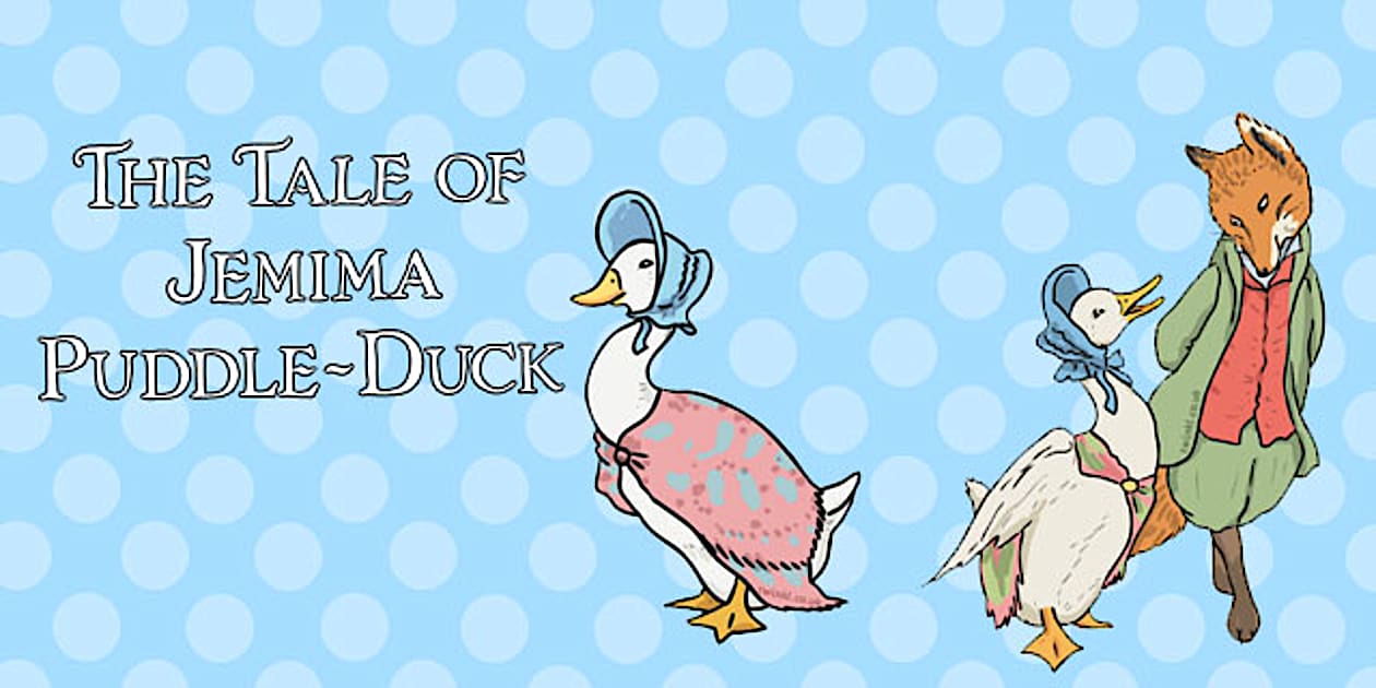 The Tale of Jemima Puddle-Duck Stick Puppets - jemima puddle-duck