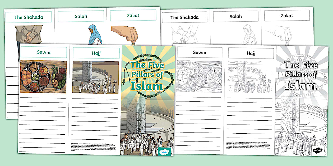 The Five Pillars of Islam Leaflet Template