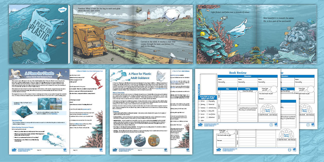 A Place for Plastic School Book Club Resource Pack - Twinkl