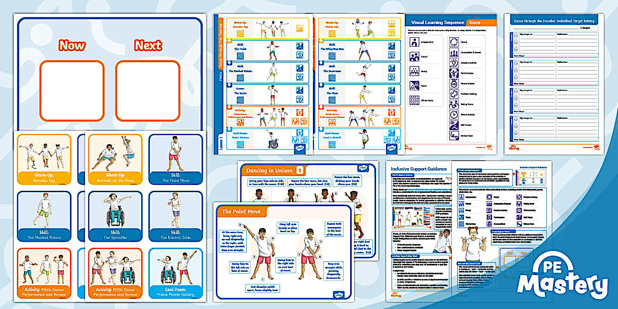 UKS2 Dance Decades Inclusive Support Pack