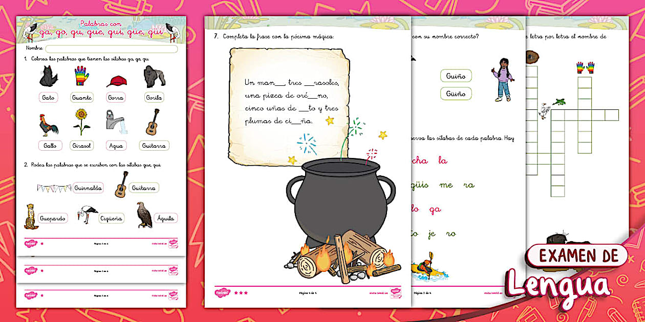 Examen competencial de Primer ciclo: Lengua castellana