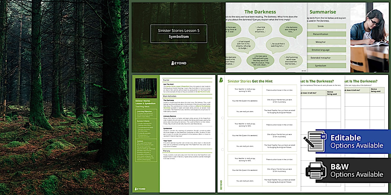 Sinister Stories Lesson 5: Symbolism | Beyond English