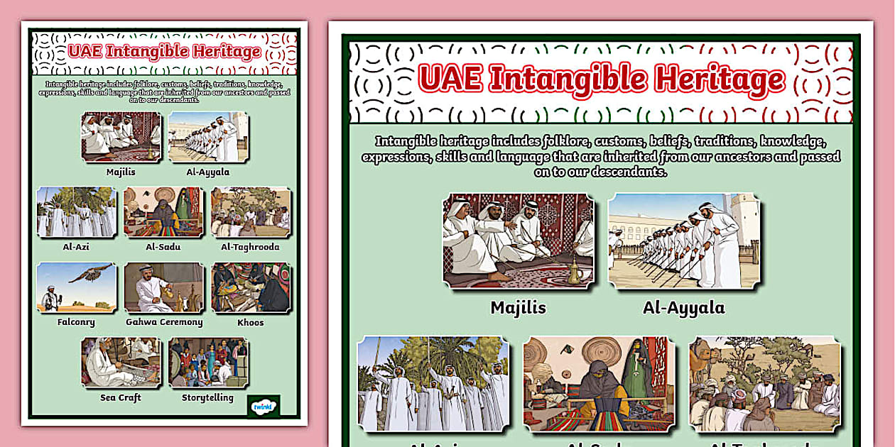 UAE Intangible Heritage – Poster – Cultural Studies