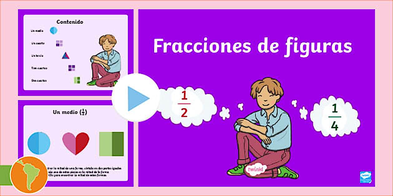 Powerpoint: Introducción a la representación de fracciones con apoyo ...