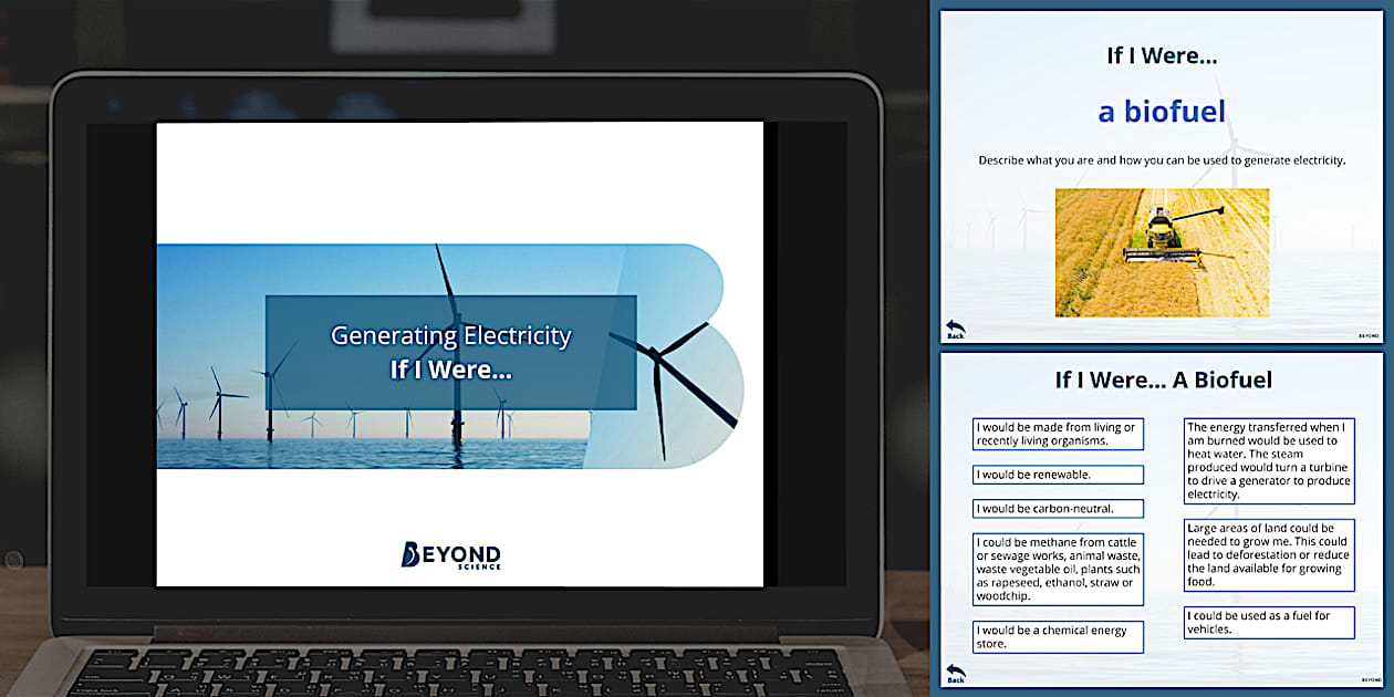 KS3 Generating Electricity If I Were... PowerPoint | Beyond