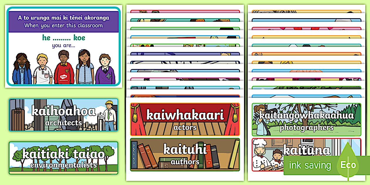 When You Enter This Classroom Display Pack - English / Te Reo Maori