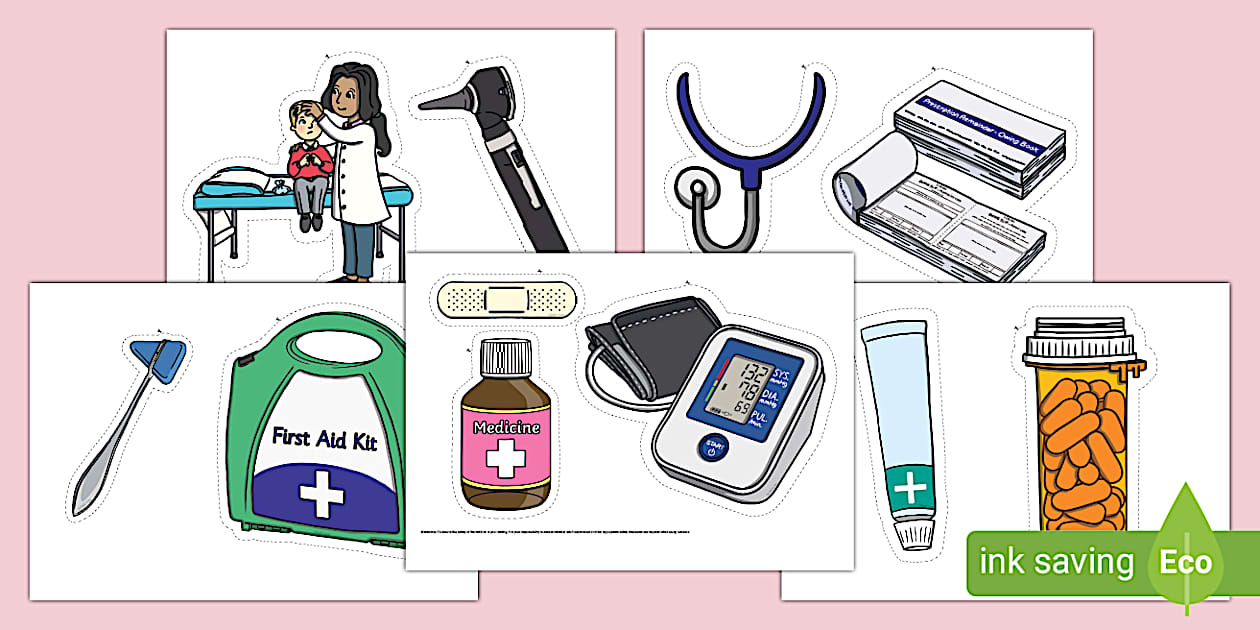 Doctor's Surgery Cut-Outs (teacher made) - Twinkl