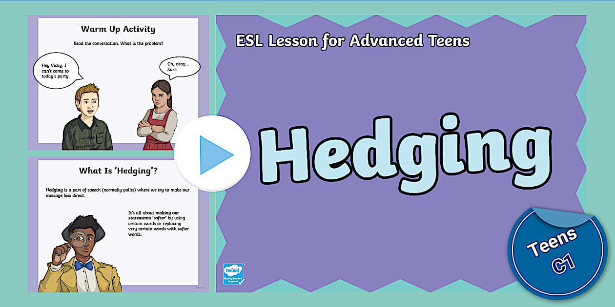 Twinkl Teens C1 Hedging PPT (Teacher-Made) - Twinkl