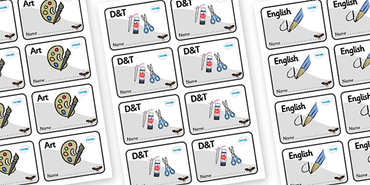 Eagle Themed Editable Book Labels