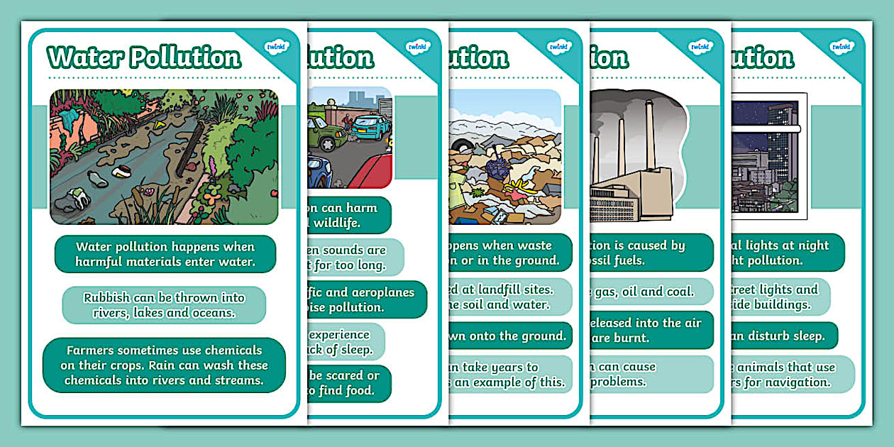 KS1 Pollution Posters (Lehrer gemacht) - Twinkl