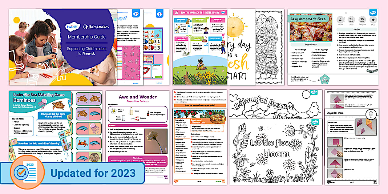 Childminders Holiday Club Taster Pack (teacher made)
