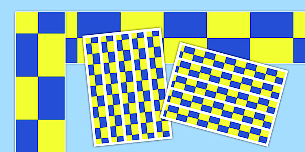 Black and White Presentation Police Display Border - Twinkl