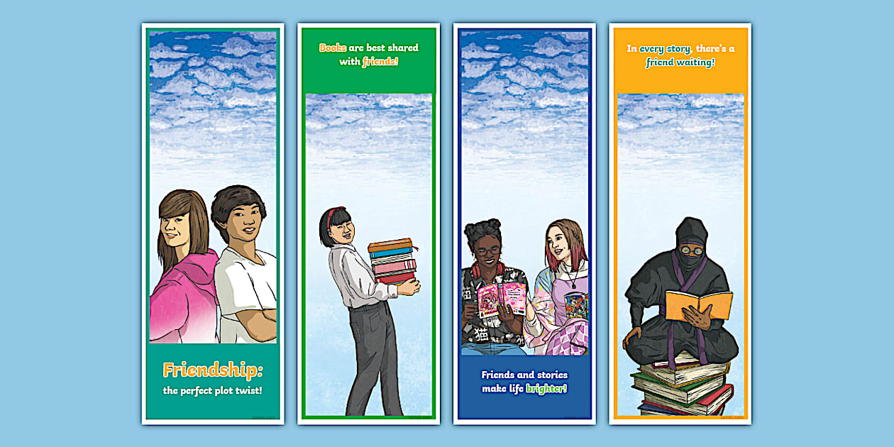 Meaningful Friendship Quotes Bookmarks (teacher made)