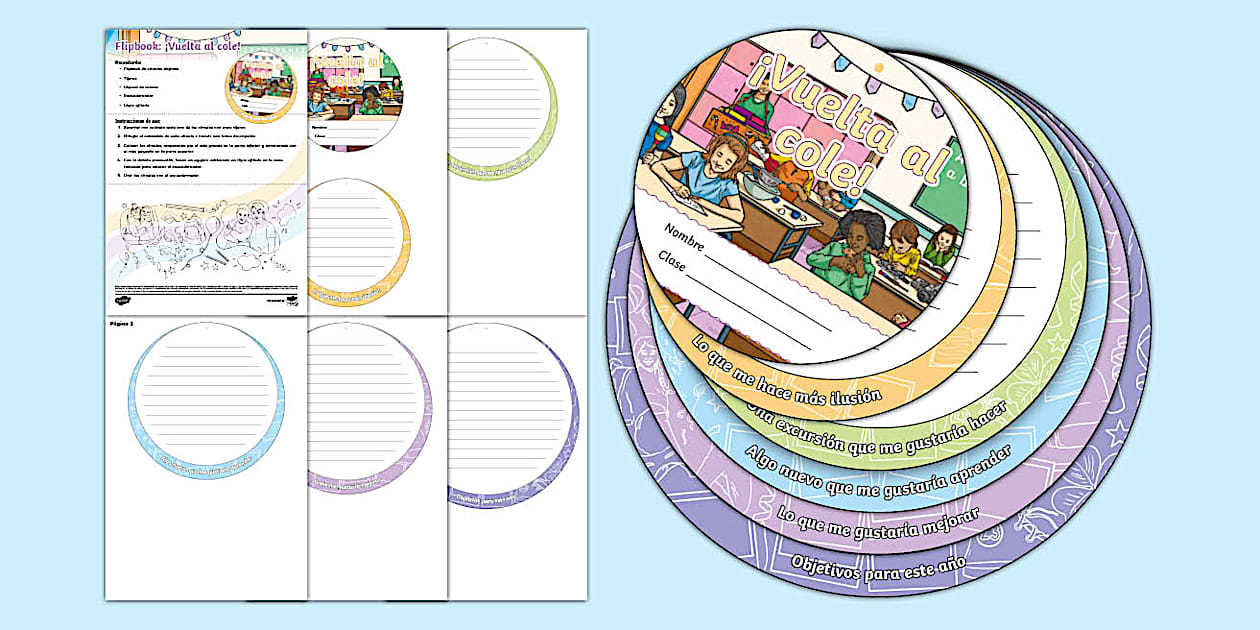 Flipbook: ¡Vuelta al cole! (Hecho por educadores) - Twinkl