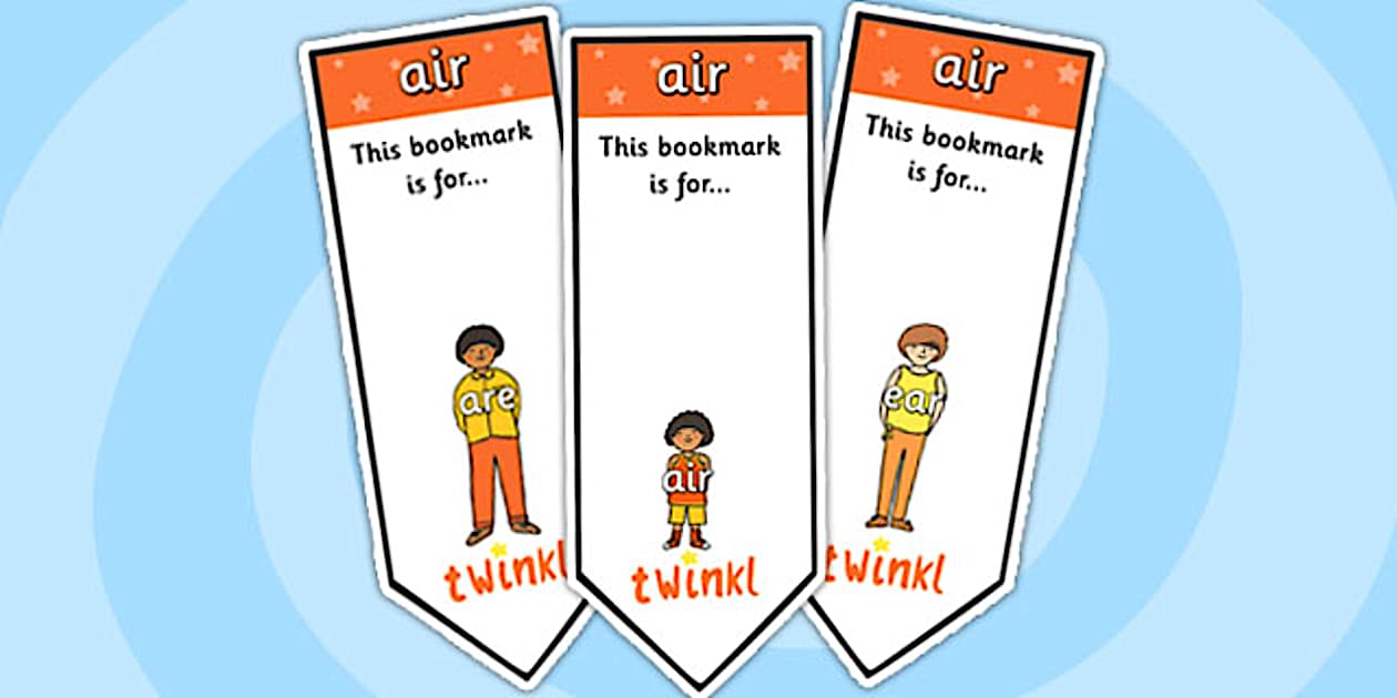 air Sound Family Editable Bookmarks (teacher made) - Twinkl