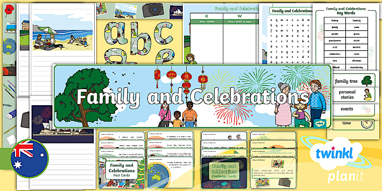 Foundation HASS History Family and Celebrations Additional Resources