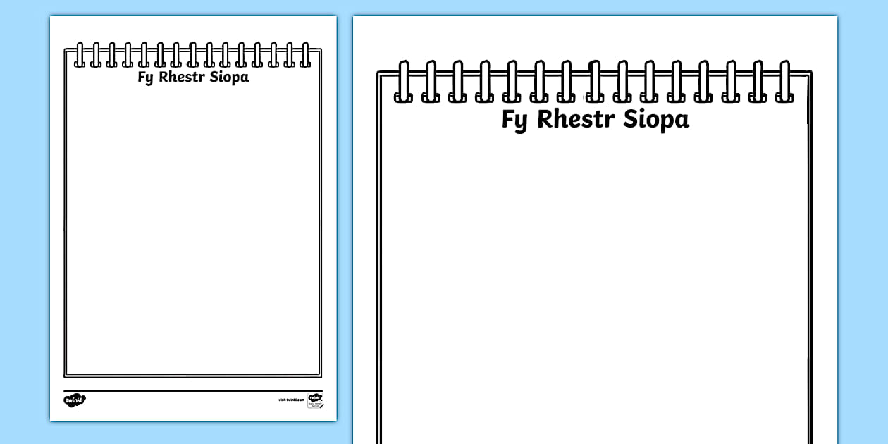 Rhestr Siopa Chwarae Rôl (teacher made) - Twinkl