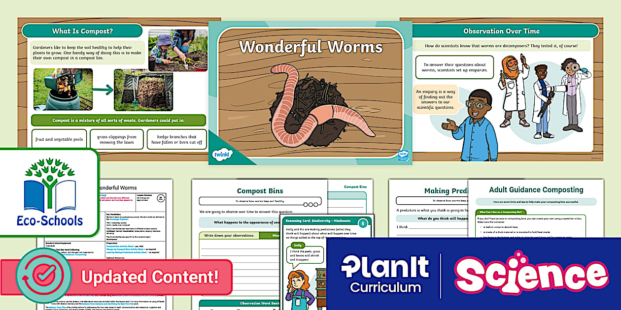 Science: Biodiversity - Minibeasts: Wonderful Worms Year 2 Lesson 5