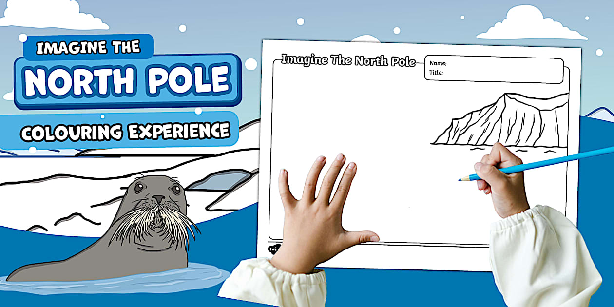 Imagine The North Pole - Colouring Experience