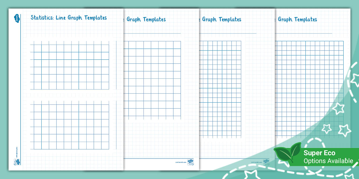 Statistics: Line Graph Templates (teacher made) - Twinkl