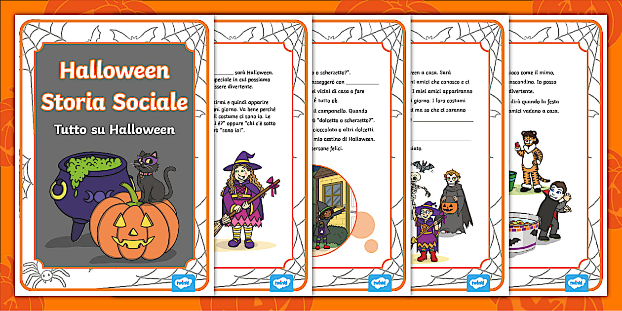Tutto su Halloween - Storia sociale (Teacher-Made) - Twinkl
