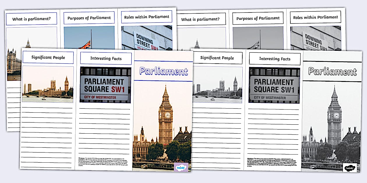 Parliament Leaflet Template