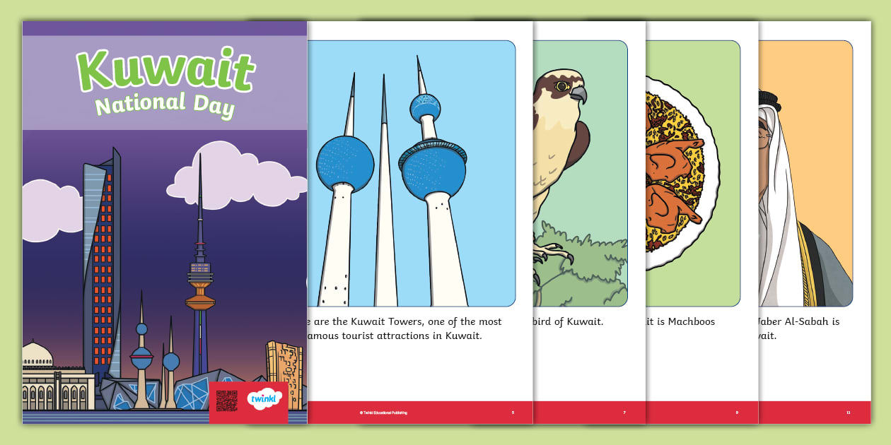 Kuwait National Day Emergent Reader eBook | Early Reading Resource