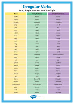 Irregular Verbs (teacher made)