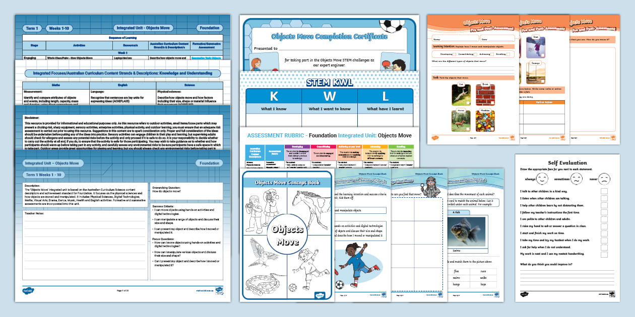 STEM IU Foundation Objects Move Wk 9-10 (Teacher-Made)