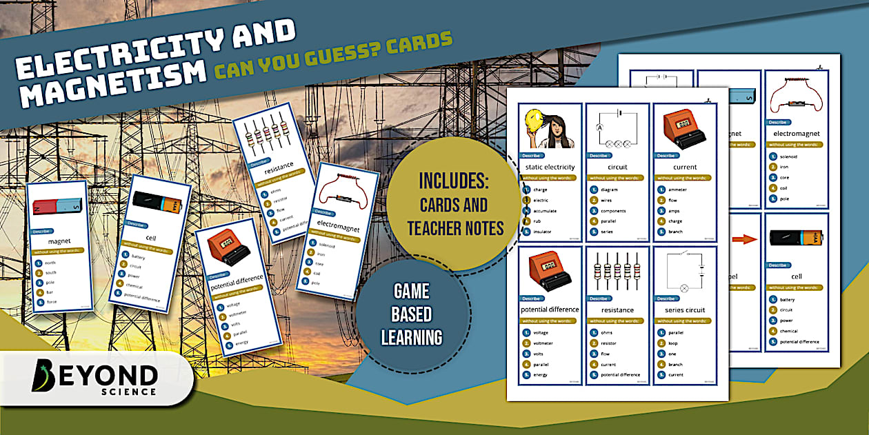 Electricity and Magnetism Can You Guess? Cards | Beyond