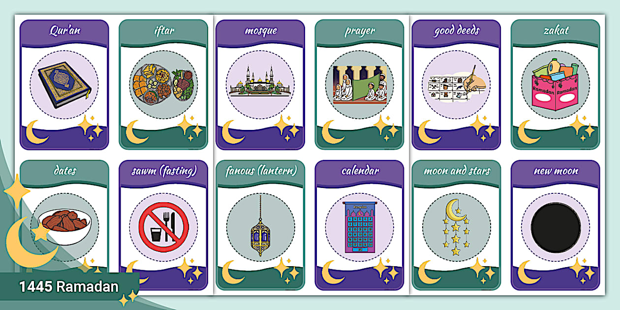Ramadan Flashcards (teacher made) - Twinkl