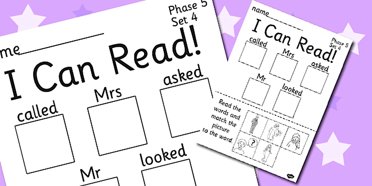 Cursive I Can Read Phase 5 Set 4 Words Worksheet - Twinkl