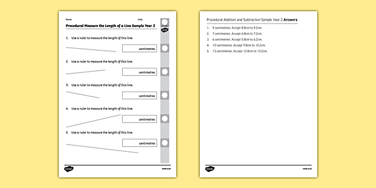 Editable Procedural Measure the Length of a Line Sample Year 2