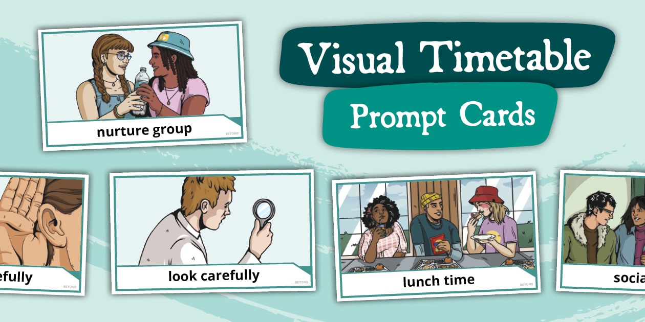 Beyond Cymru: Visual Timetable Prompt Cards