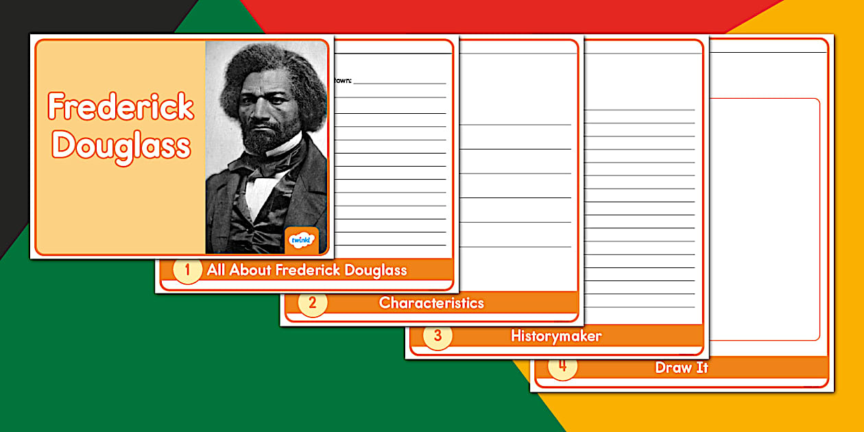 Frederick Douglass Worksheets | Resource | Twinkl USA