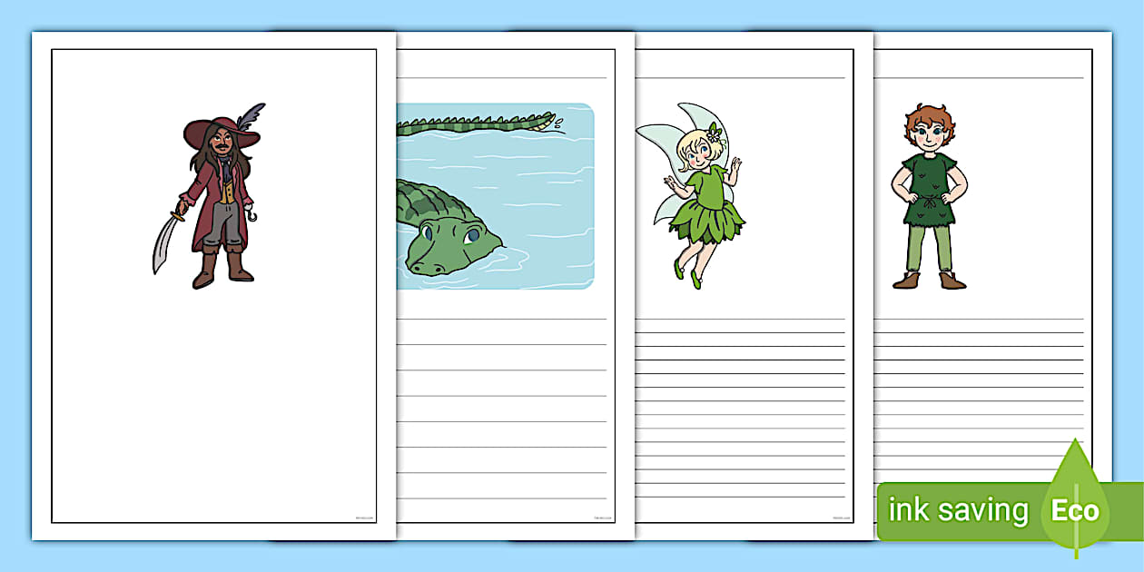 Peter Pan Writing Frames (Teacher-Made) - Twinkl