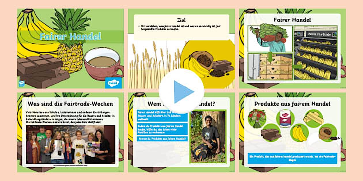 Fairer Handel - PowerPoint Präsentation (teacher made)